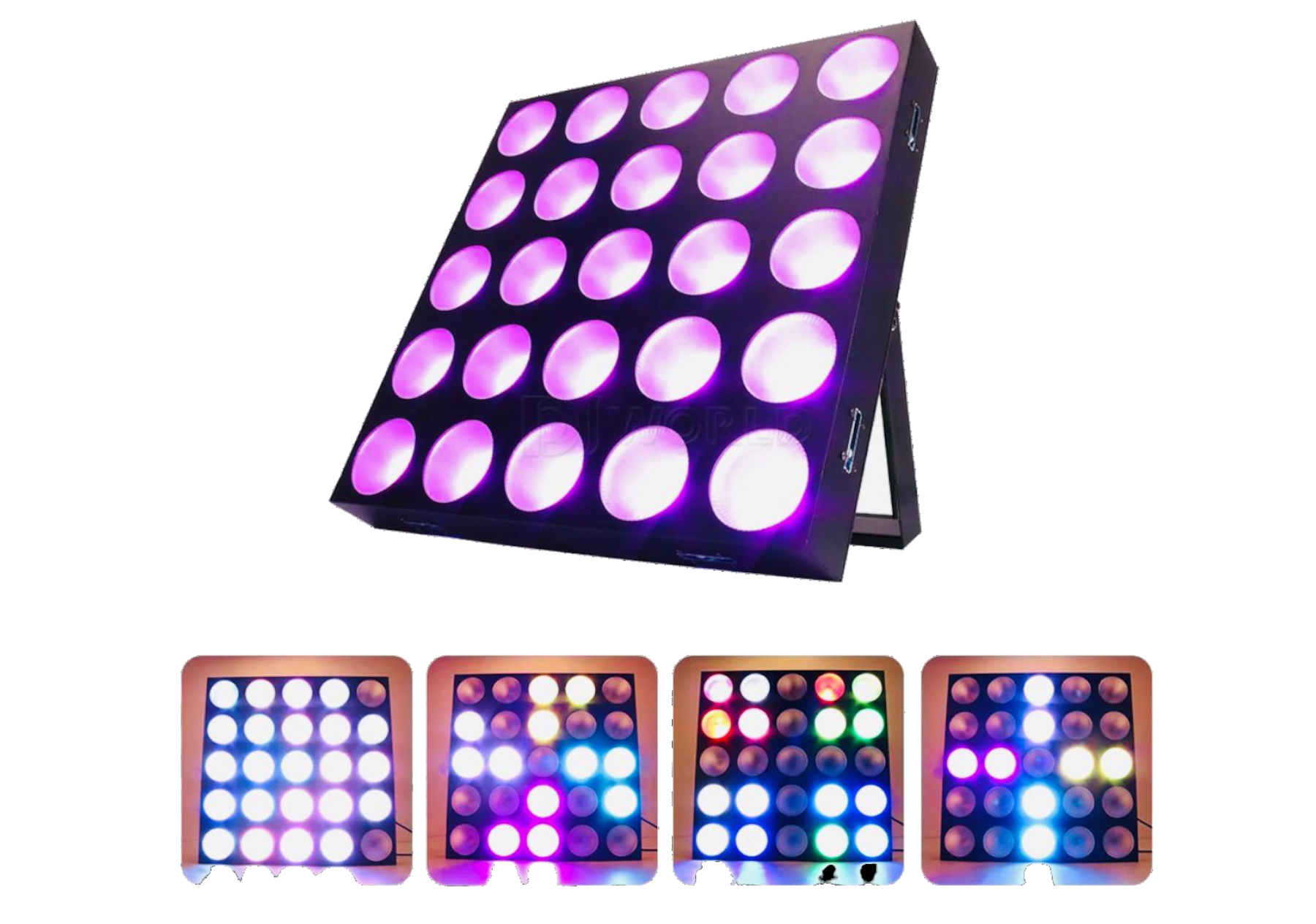 ABLITE CAS-MA5X25 KIT 5 MODULOS MATRIX LED RGB DMX – Holocausto