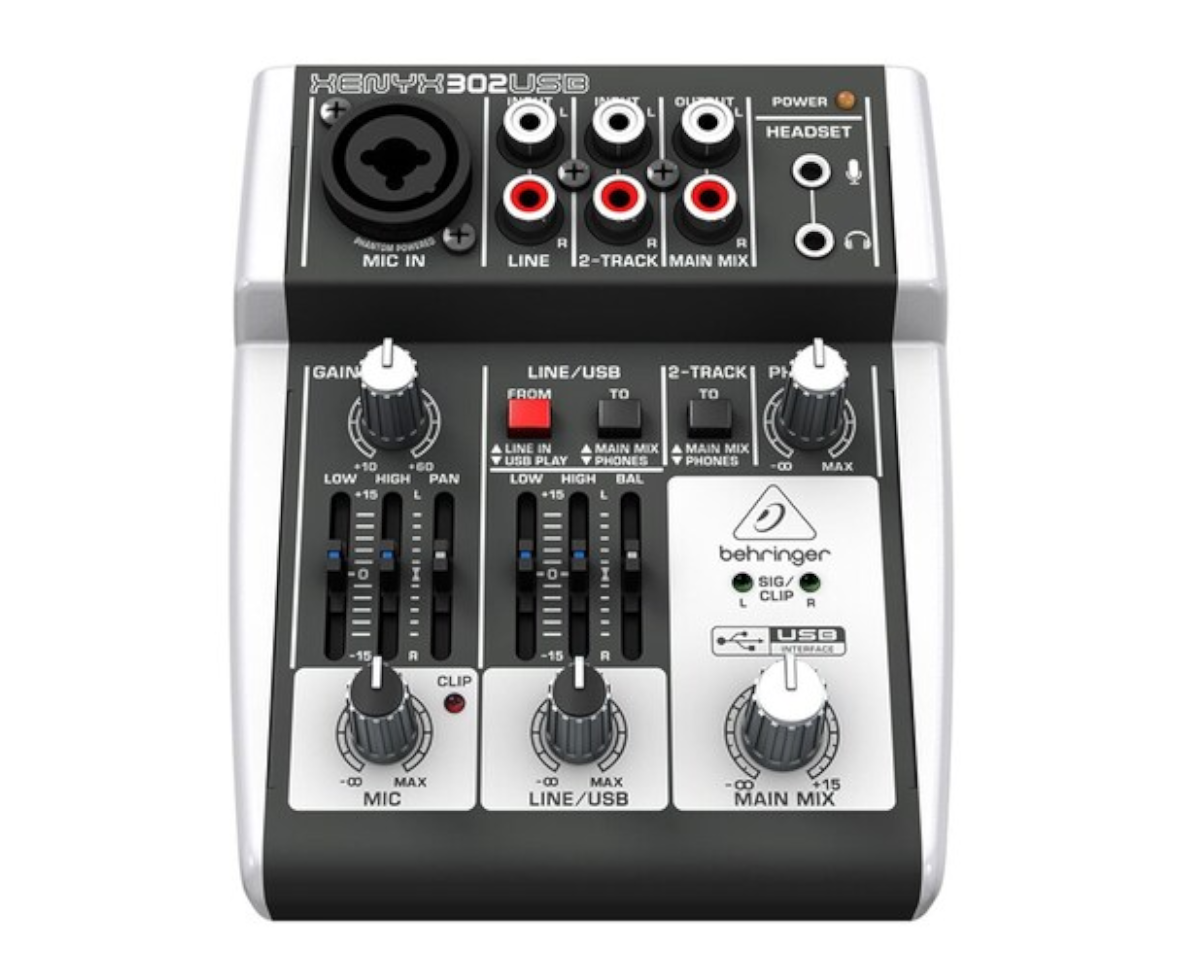 BEHRINGER 302USB MIXER ANÁLOGA XENYX – Holocausto